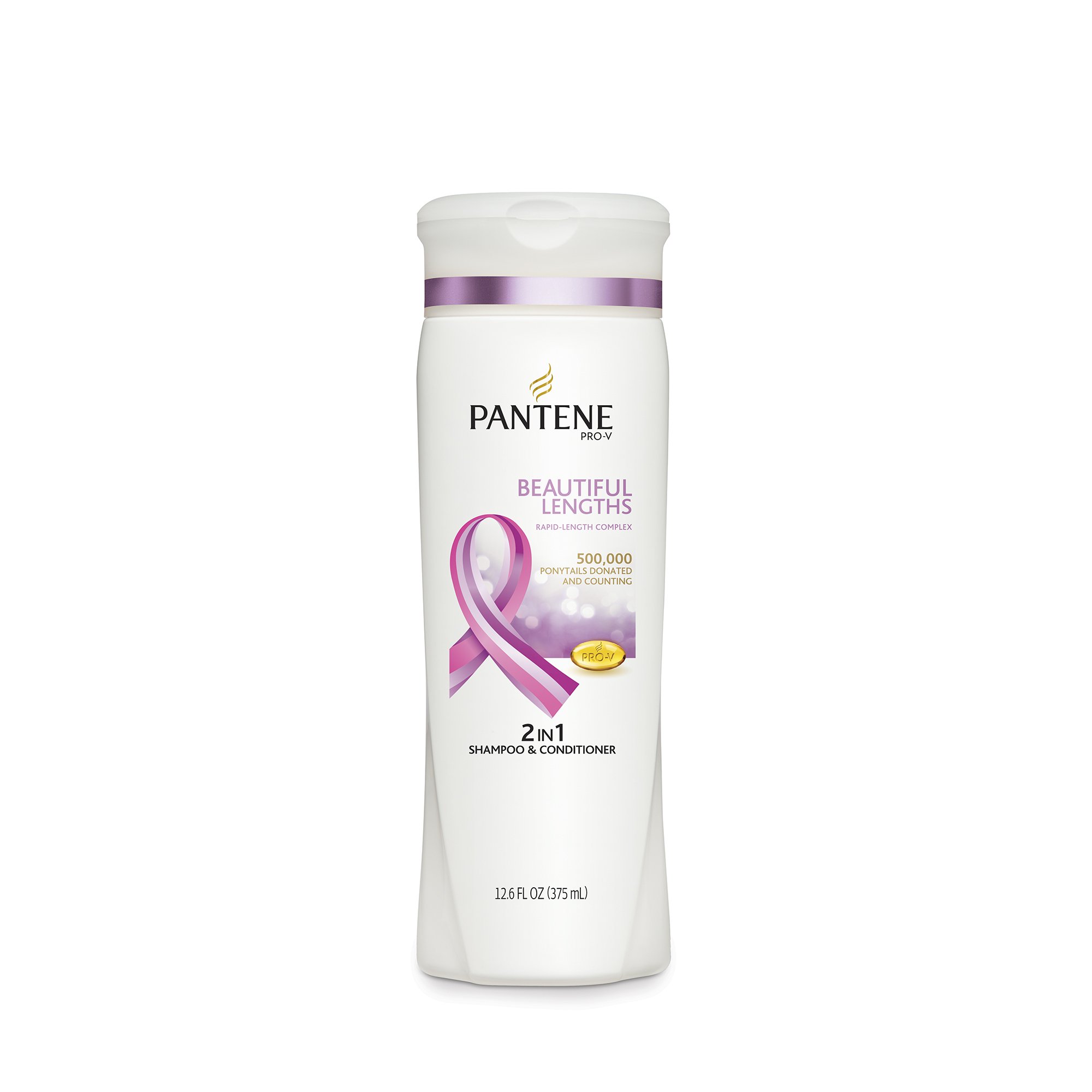 Pantene Pro-V Beautiful Lengths Strengthening 2-In-1 Shampoo & Conditioner 12.6 Fl Oz (packaging may vary)