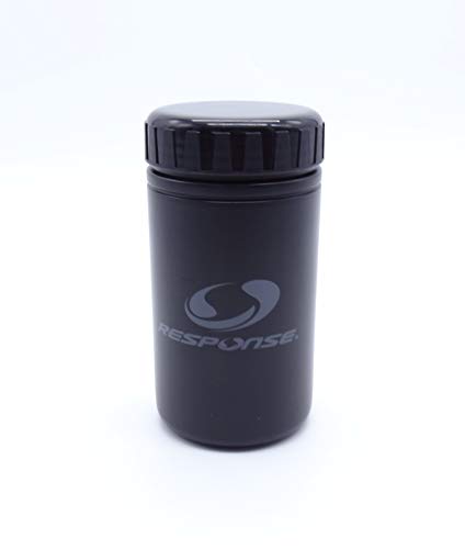 QiK Sports Response Bicycle Tool Can, Storage Container, Storage Bottle, Cage Pod, Black, 500ml