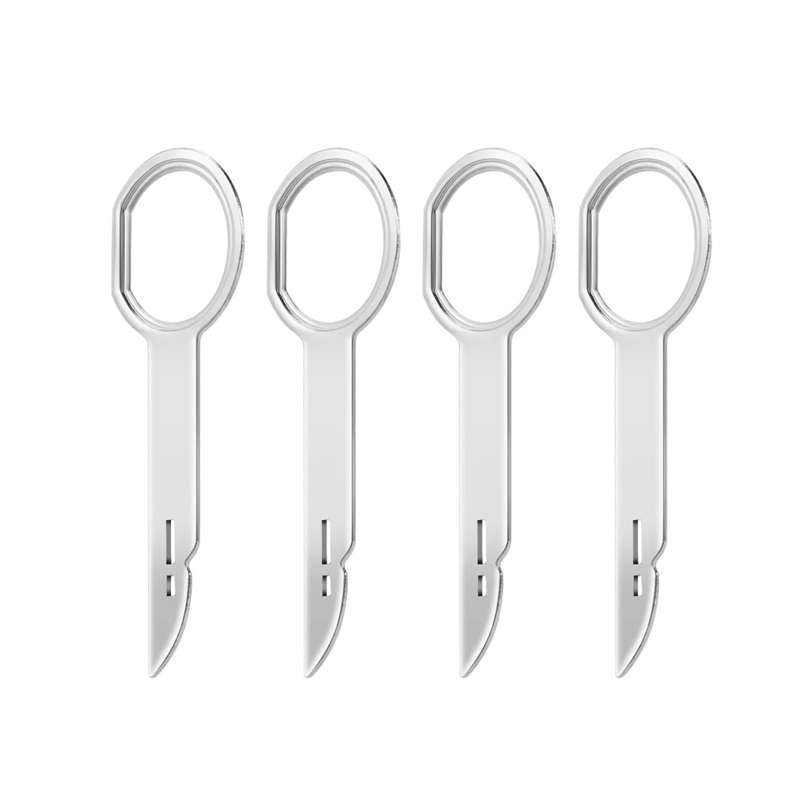 Radio Removal Tool key Set for Ford, Volkswagen, Audi, and Mercedes, Car CD DVD Host Key Disassembly Tool 4PCS