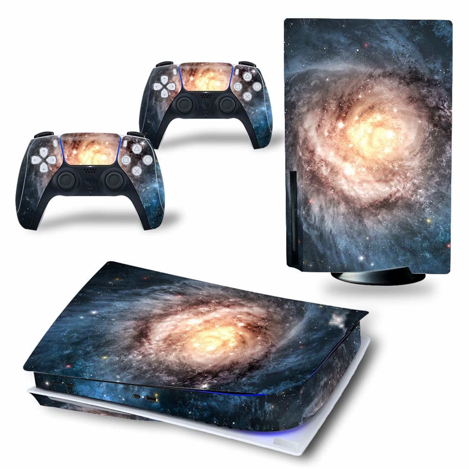 Top factory BUCEN for PS5 Skin Disc Edition & Digital Edition Console and Controller Vinyl Cover Skins Wraps Scratch Resistant, Compatible with for PS5 165235 Anti Scratch (Size : Disc Version)