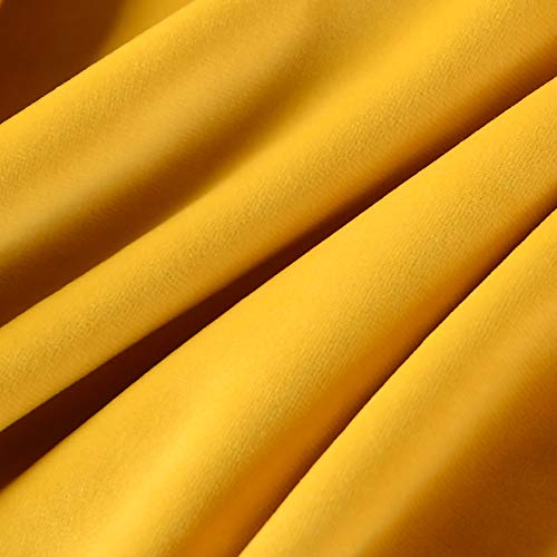 OiseauVoler Decorative 3D Flower Throw Pillow Covers Soft Velvet Handmade Pillowcases Cushion Covers for Couch Bed Living Room Home Decor 18x18 Inch Yellow
