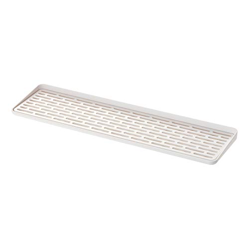 YAMAZAKI Sink Home Glass Plastic | Drainer Tray, One Size, White