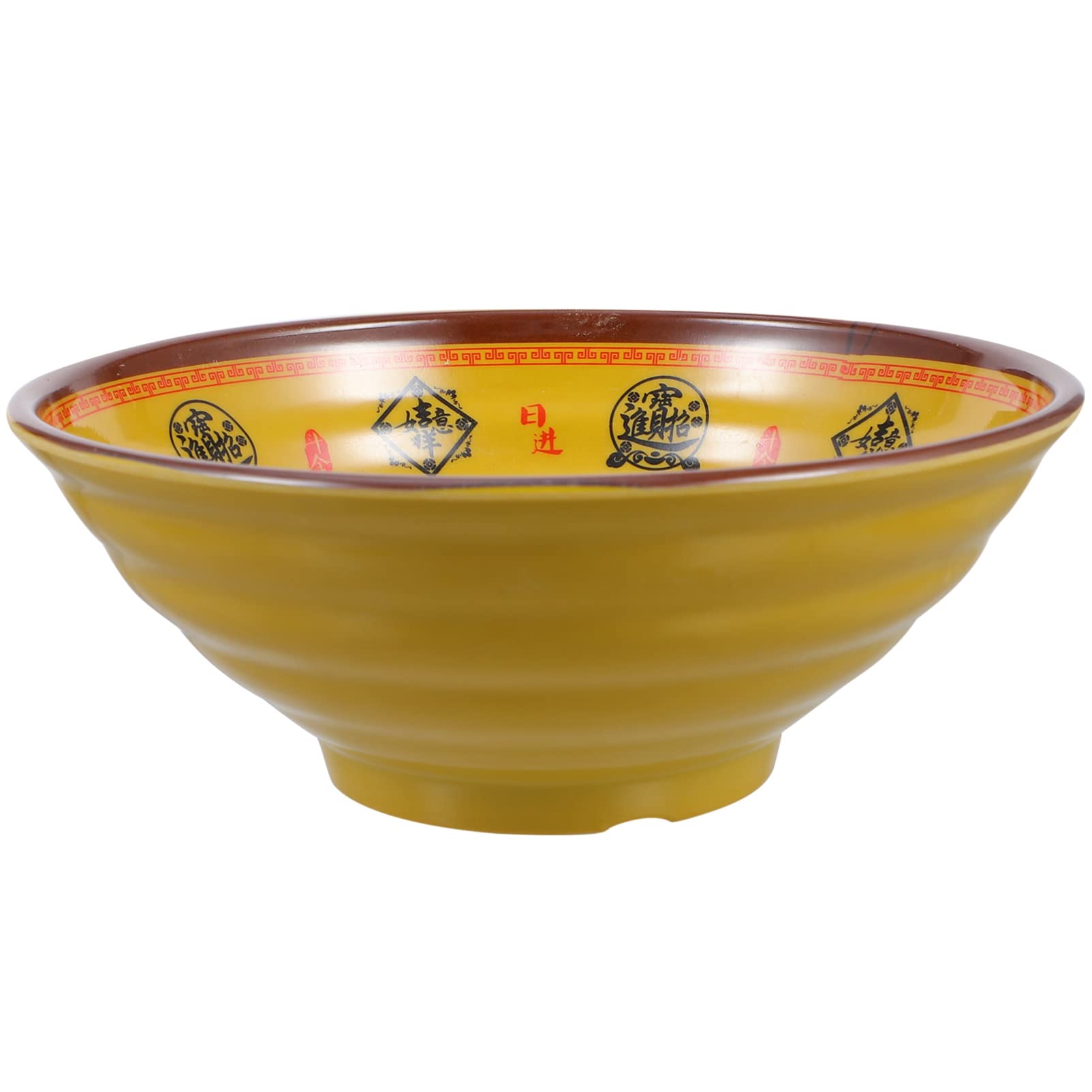 Yardwe Cereal Bowl Camping Dinnerware Bowl Udon Noodle Mala Tang Melamine Camping Eating Utensils Dinner Bowls