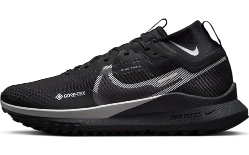 Nike Men's Low-Top Sneakers, Black Wolf Grey Reflect Silver, 10