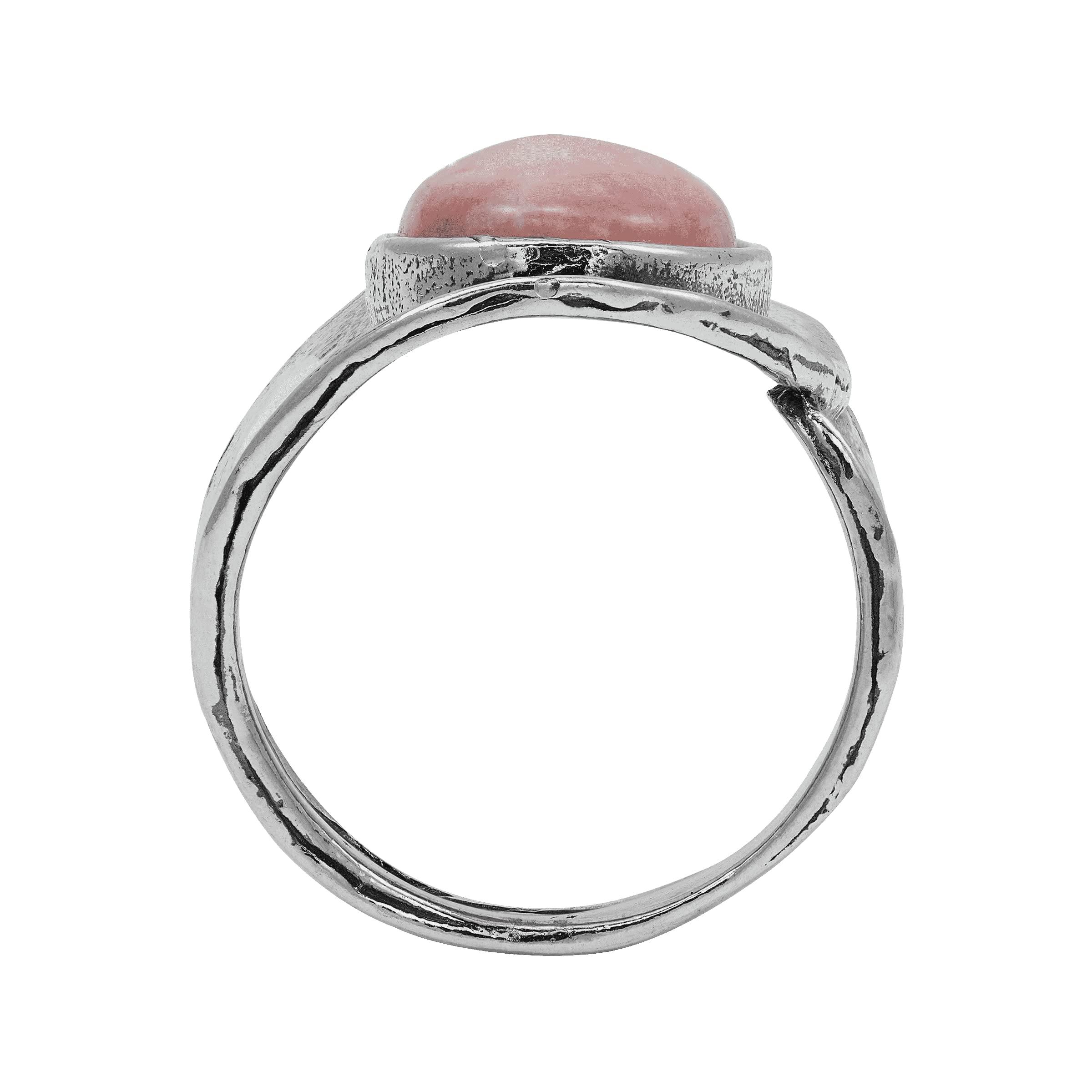 Silpada 'Strength and Grace' Rhodochrosite Ring in Sterling Silver, Size 9, Size 9