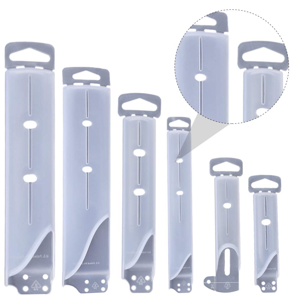YARNOW 6pcs Knife Guards Universal Knife Cover Professional Knife Protector Plastic Knife Guards for Home Kitchen
