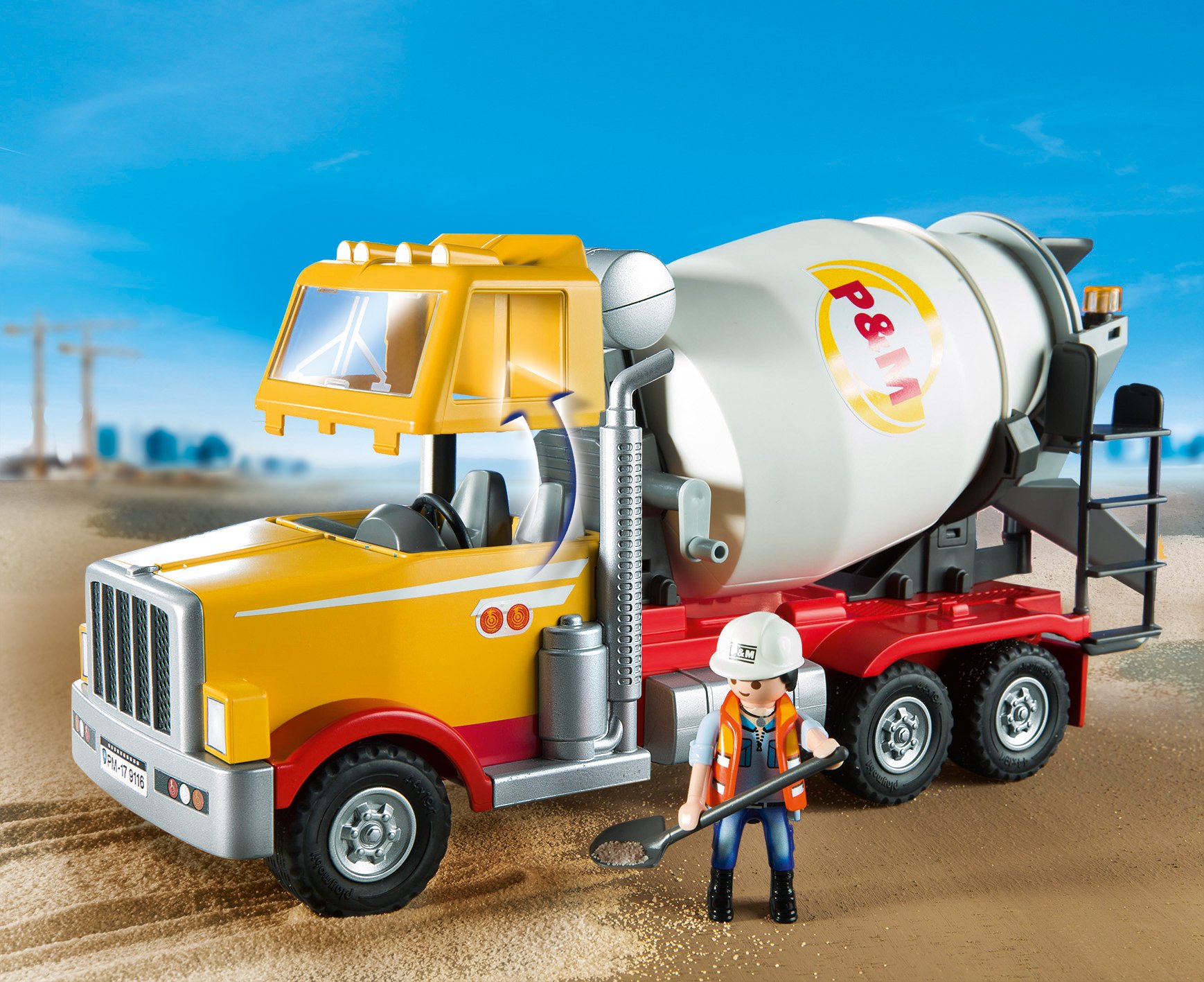 Playmobil Cement Truck Building Kit