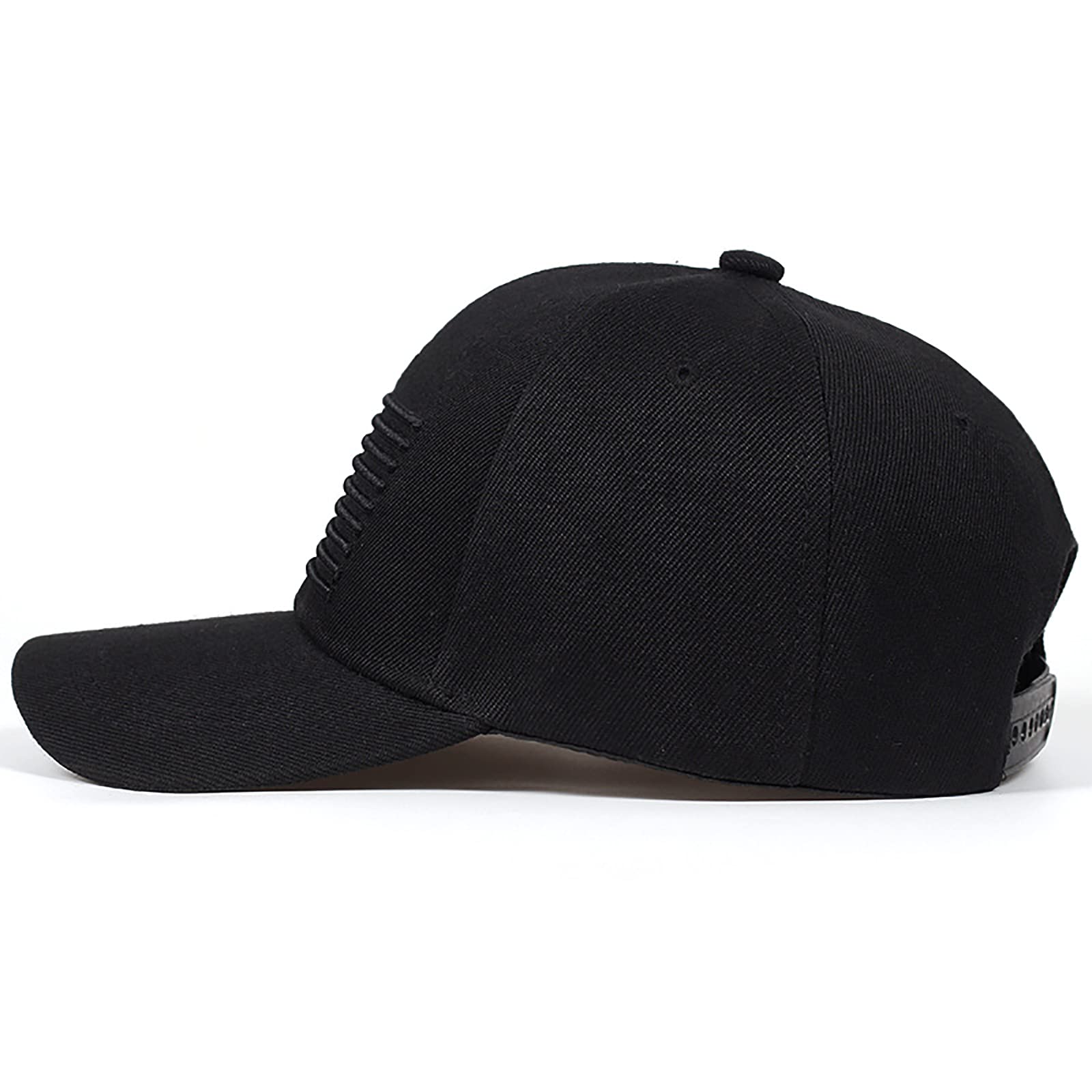 UMiCHOi American Flag Hat Dad Hat Embroidered Fitted US Flag Baseball Cap for Men Women Black