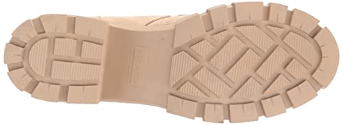 Steve Madden Women's Hunt Combat Boot, Sand Suede, 7.5