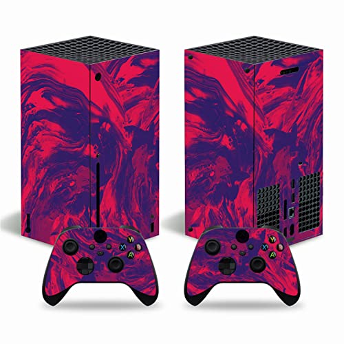 Top factory Skin Decal Protective Vinyl Skin Decal Cover for Series X Console Skins Wrap Sticker with Two Free Wireless Controller Decals 48993 Decal