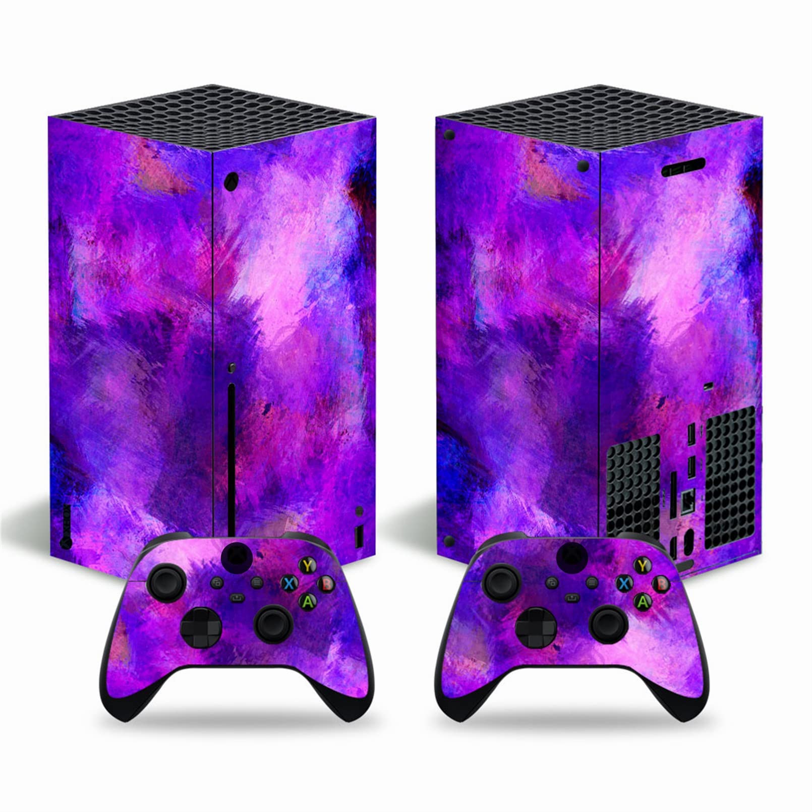 Top factory Skin Decal Protective Vinyl Skin Decal Cover for Series X Console Skins Wrap Sticker with Two Free Wireless Controller Decals 72760 Decal