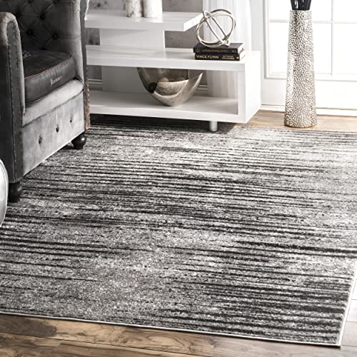 NuLOOM Contemporary Faded Elsa Area Rug, 5' x 8', Grey
