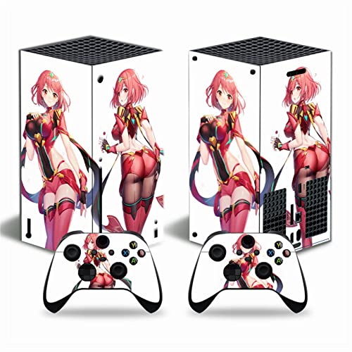 Top factory Skin Decal Protective Vinyl Skin Decal Cover for Series X Console Skins Wrap Sticker with Two Free Wireless Controller Decals 73397 Decal