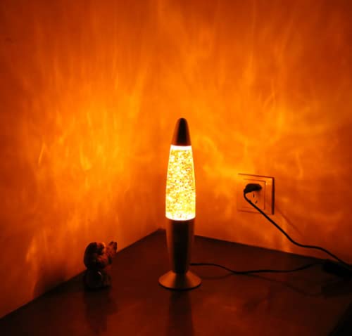 SKRLED 8 Pack Lava lamp Bulb 40 Watt Reflector Type Bulbs, R39 E17 Base Replacement Bulbs for Lava Lamp, Glitter Lamp,120V Yellow