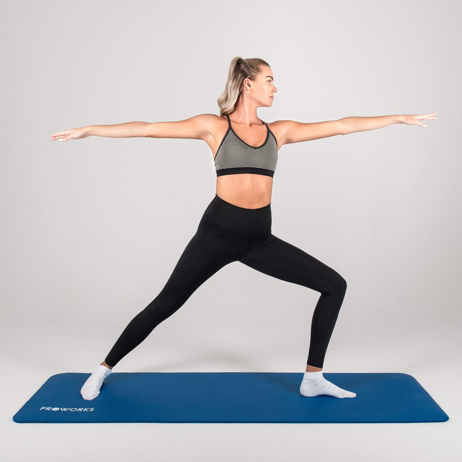 Poncho Yoga Mat, Eco Friendly NBR, Non-Slip Exercise Mat with Carry Strap for Yoga, Pilates, and Gymnastics - 183cm x 60cm x 1cm - 8 colours