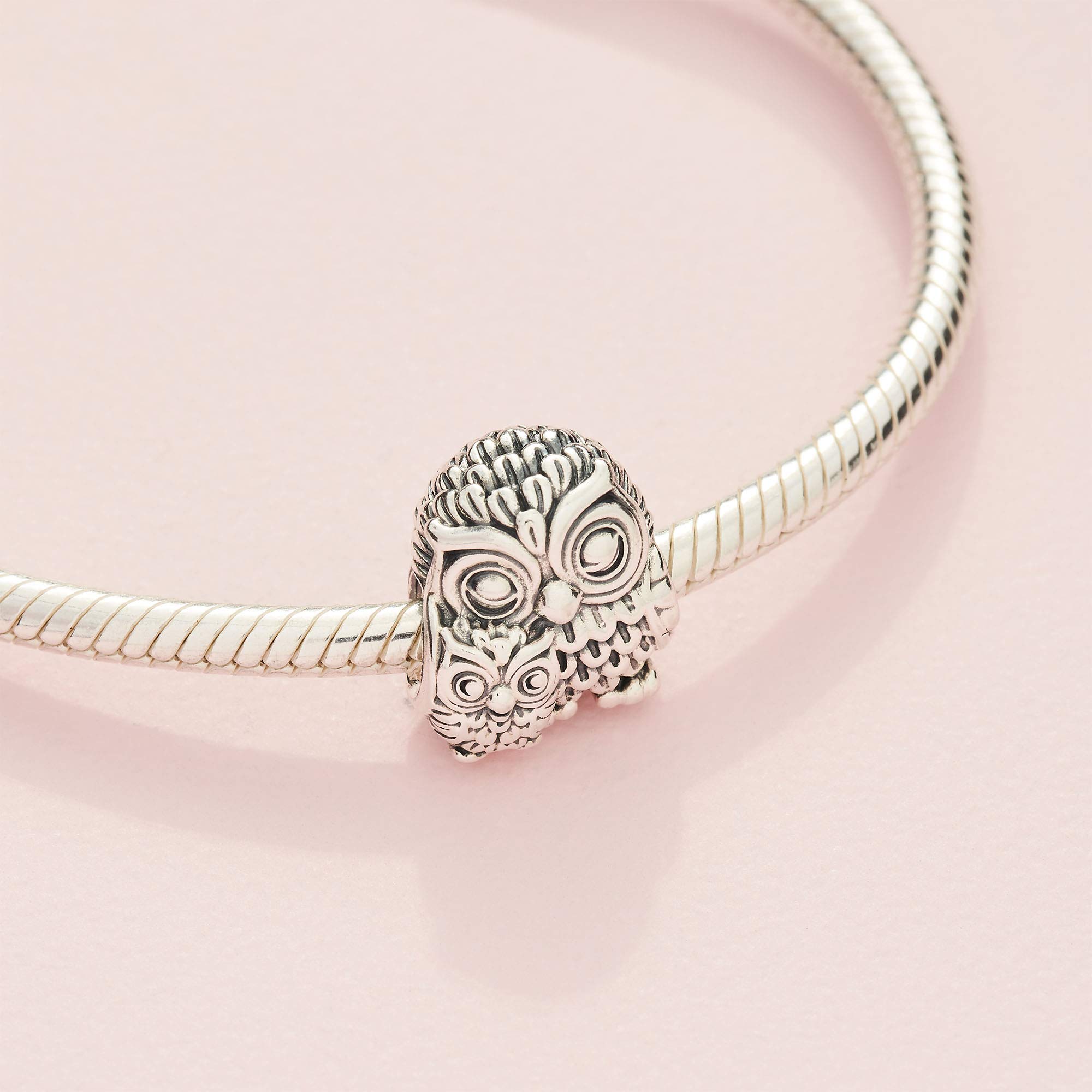 Pandora Jewelry Charming Owls Sterling Silver Charm