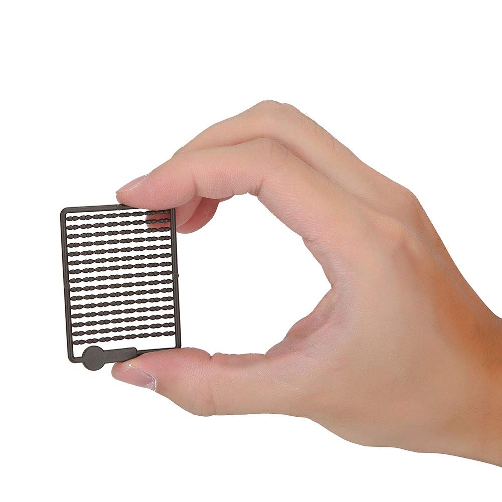Yeuipea Boilie Bait Stop,10Pcs Durable Hair Rig Boilie Bait Stops Stoppers Frame Carp Fishing Tackle Accessory