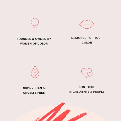 The Lip Bar | Straight Line Lip Liner | Vegan & Cruelty Free | Straight Talk - Burgundy