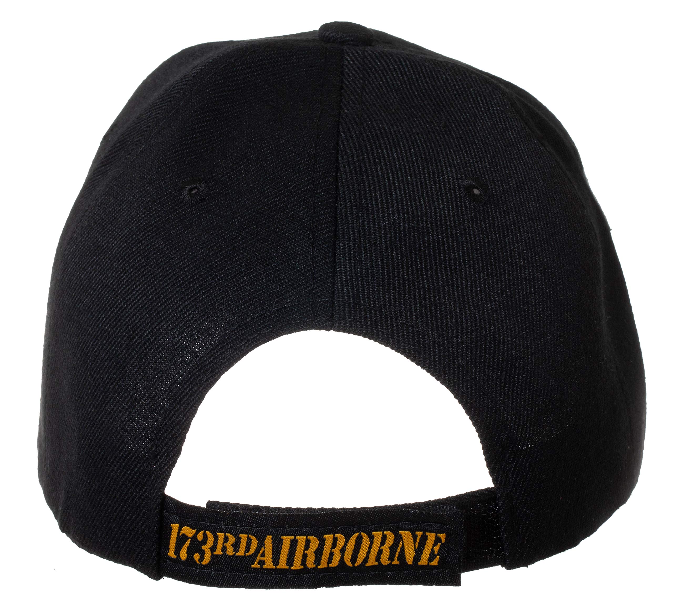 Officially Licensed US Army 173rd Airborne Brigade Sky Soldiers Embroidered Black Adjustable Baseball Cap