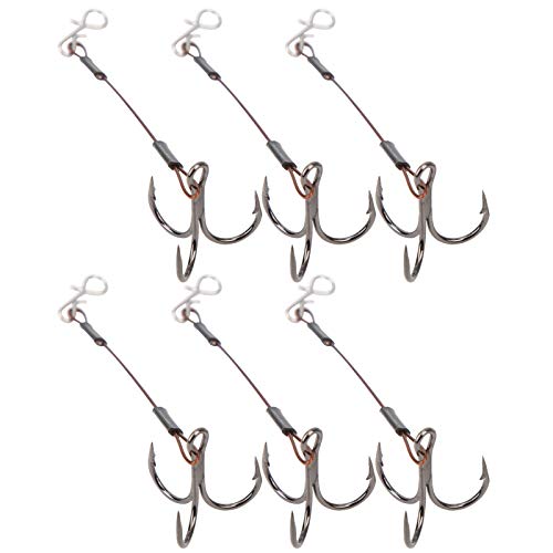Yeuipea Fish Hook Set, 2Set Fish Hook Reusable Incisive Lure Bait Barbed Hooks Kit Accessories Fishing Tools