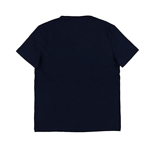 Polo Ralph Lauren Mens Crew Neck T-Shirt (Navy/Light Blue Pony, Medium)