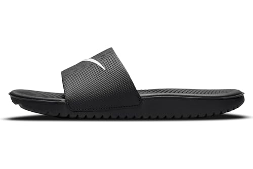 Nike Kawa Slide GS/PS 819352 Junior Slides (UK 4.5 us 5Y EU 37.5, Black White 001)