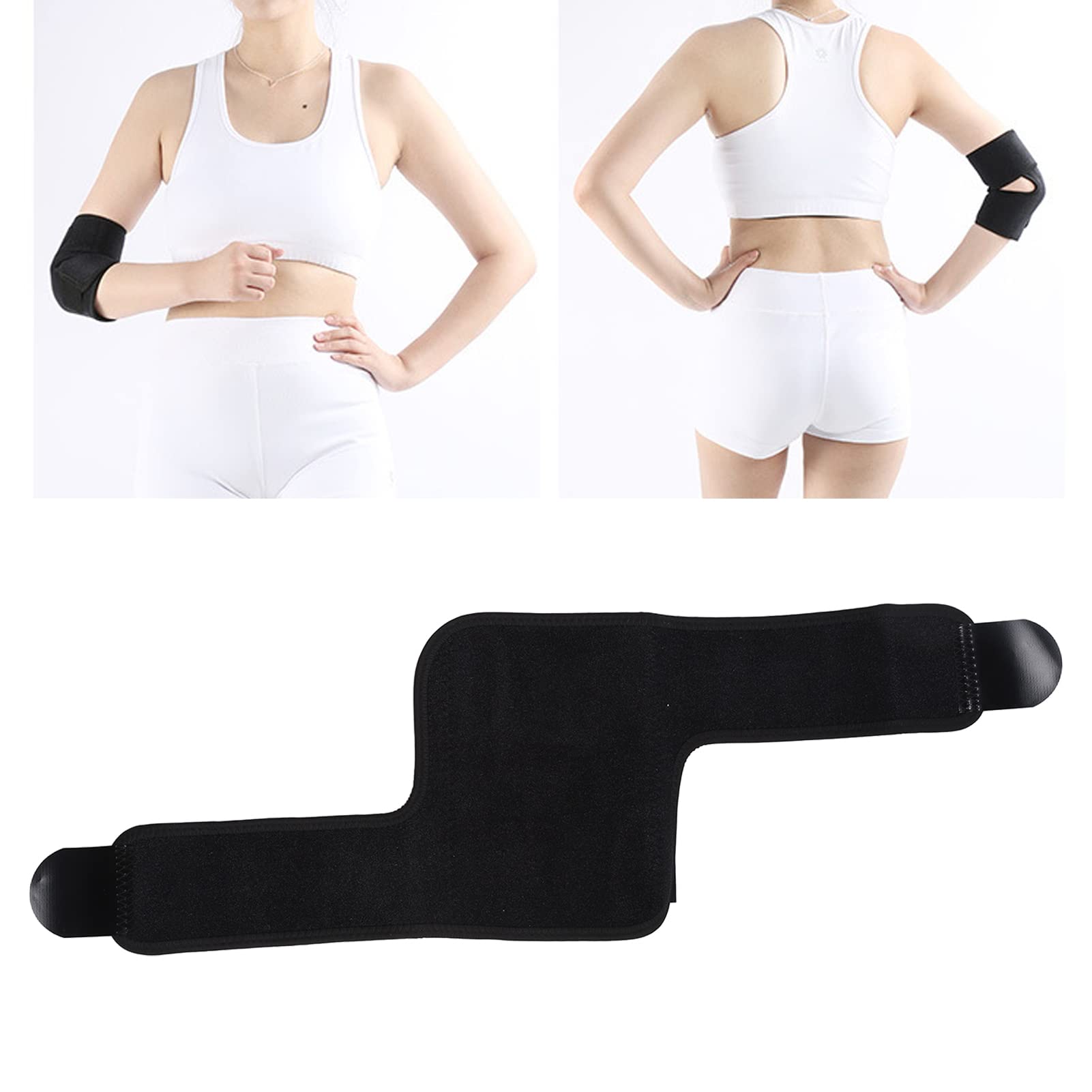ZJchao Elbow Pads, Adjustable Compression Soft Protection Sports Elbow Pads Compression Arm Sleeve Wrap Elbow Support Brace Elbows Support Cushion for All Seasons Sports Injury Recovery