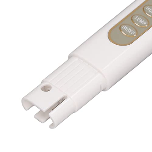 Water Tester, 0~99990ppm High Sensitivity Glass Electrode TDS Meter Alloy Probe 3 Keys with Backlit for Aquaculture