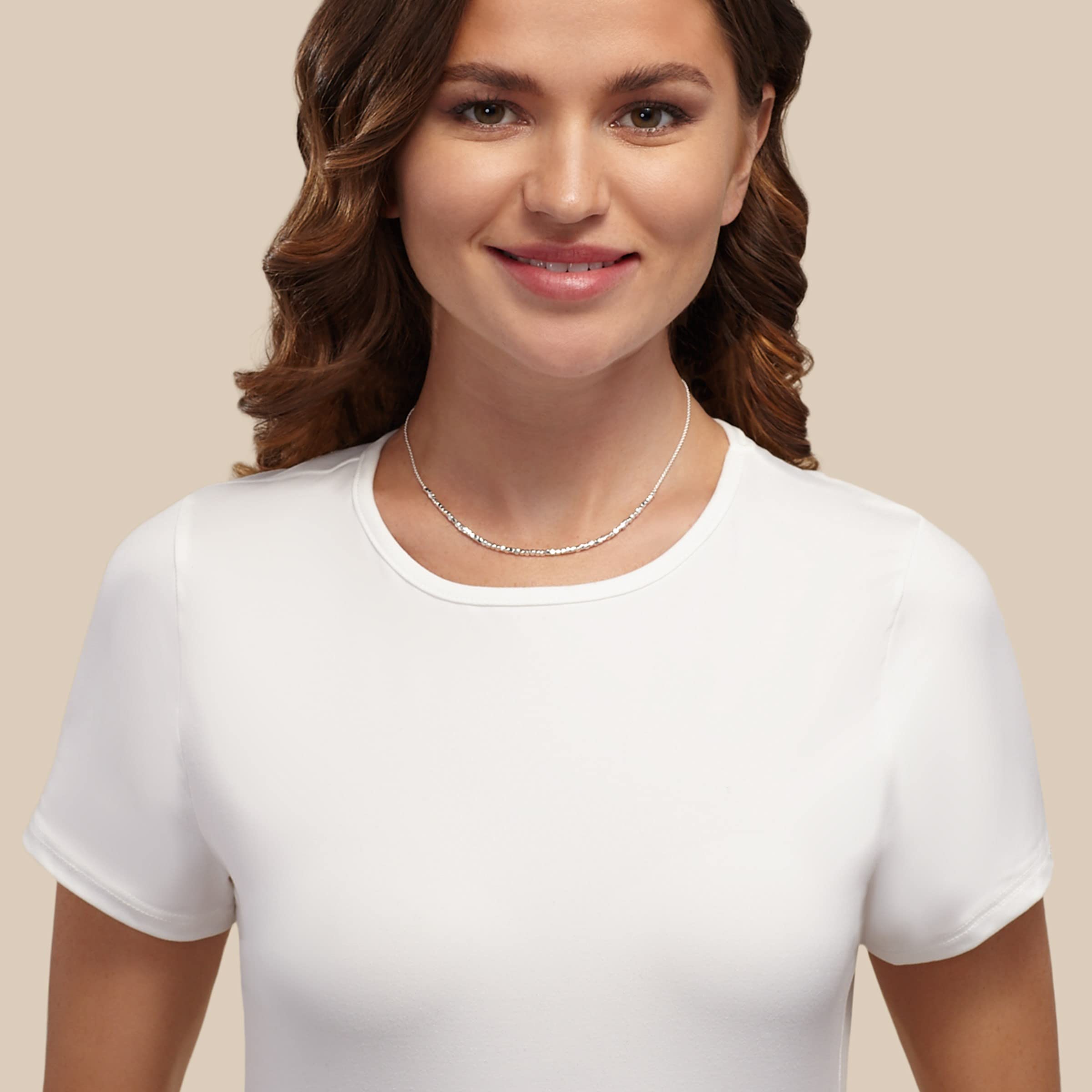 Silpada 'Rosemarine' Beaded Necklace in Sterling Silver, 16" + 2"