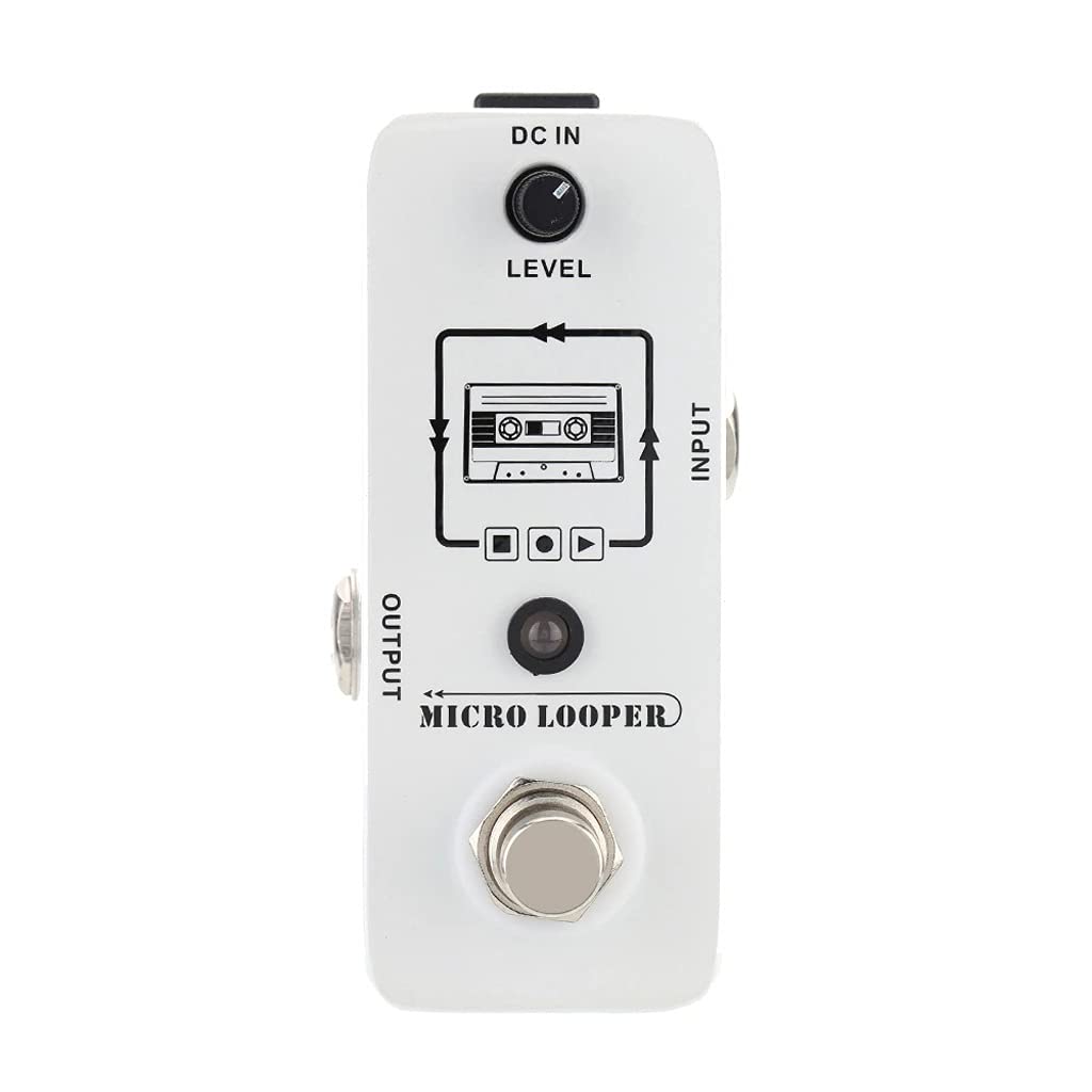 ZYZMH Micro Looper Mini Loop Recording Effect Pedal for Electric Guitar True Bypass Guitar Accessories
