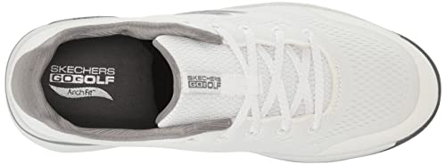 Skechers Women's Arch Fit Golf Shoe Sneaker, White, 10 Wide