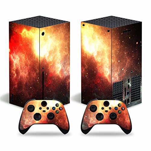 Top factory Skin Decal Protective Vinyl Skin Decal Cover for Series X Console Skins Wrap Sticker with Two Free Wireless Controller Decals 2592 Decal