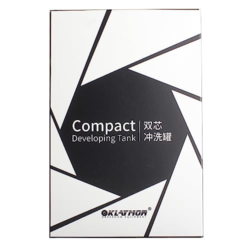 Universal Compact Developing Tank 2 Spiral Reel for Processing 120 135 126 127 B/W Film Camera Film Processing Equipment