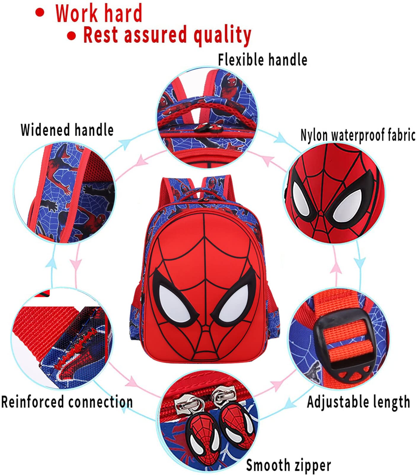 Saante Kids Schoolbag Waterproof Lightweight Backpack for Elementary Student Schoolbag