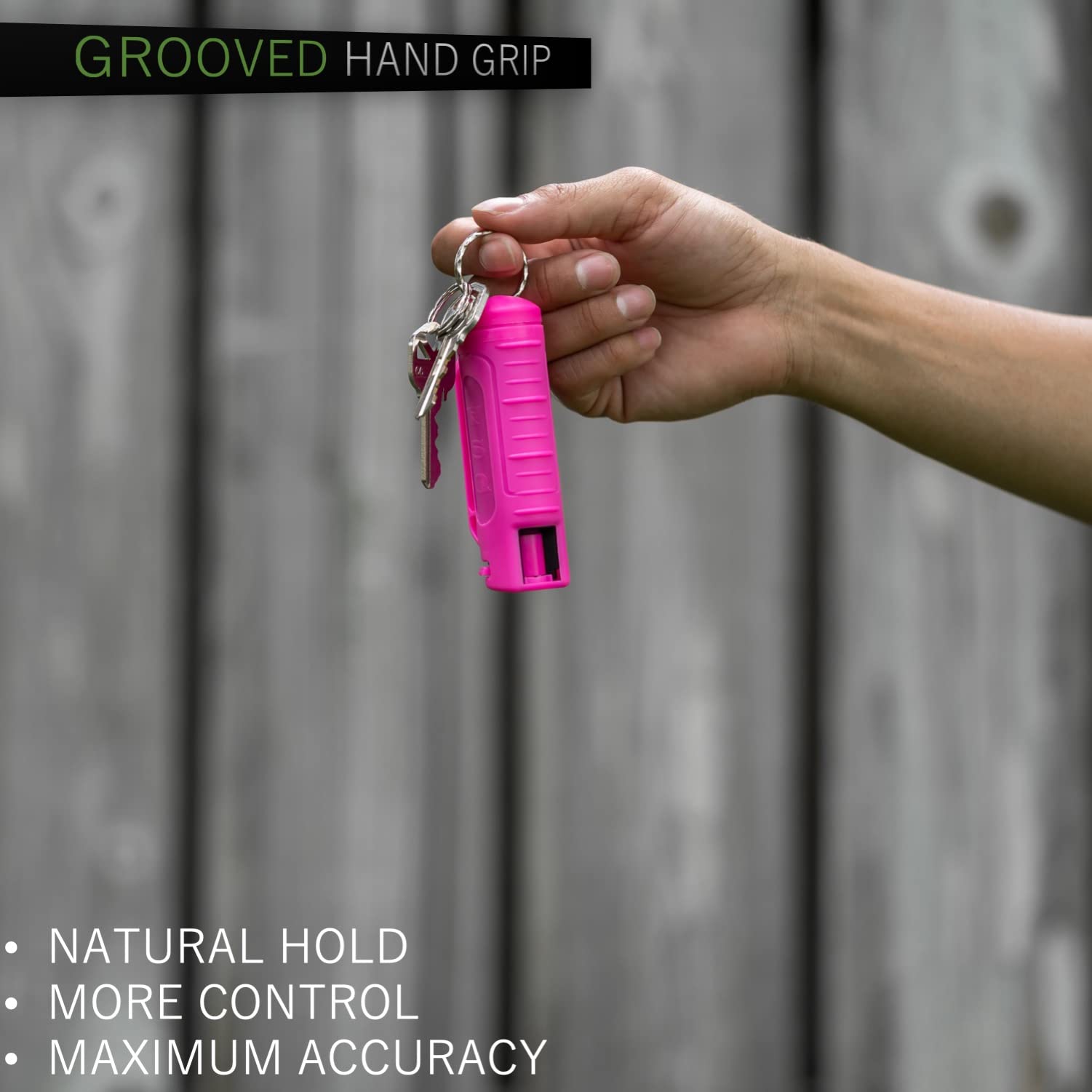 Police Magnum Pepper Spray Keychain Belt Clips- Maximum Heat Strength OC with Dye- Combo Safety Key Chain Set- Made in The USA- 2 Pack Hot Pink INJ