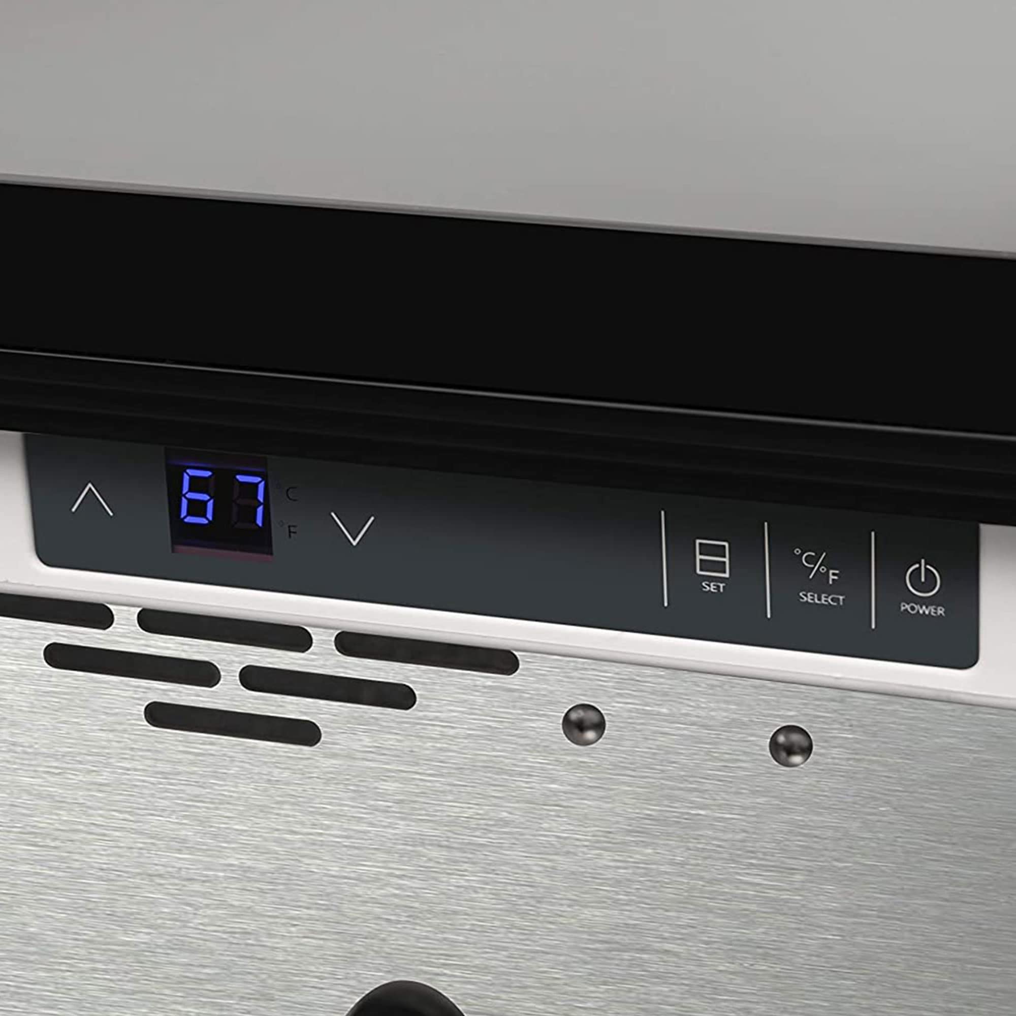 Thor Kitchen TRF2401U 5.4 Cubic Foot Stainless Steel Indoor/Outdoor Built In Undercounter Double Drawer Refrigerator Ventilated Cooling Mini Fridge