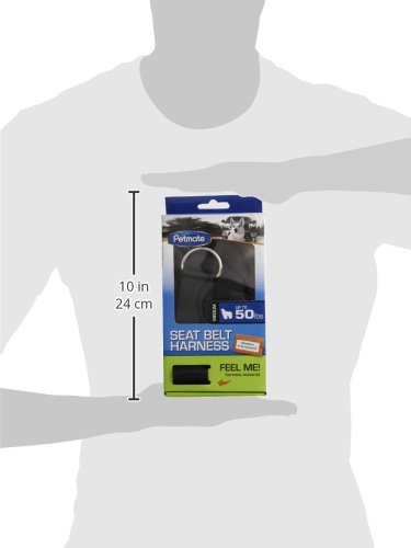 Petmate 11472 Seat Belt Travel Harness for Pets, Medium, Black