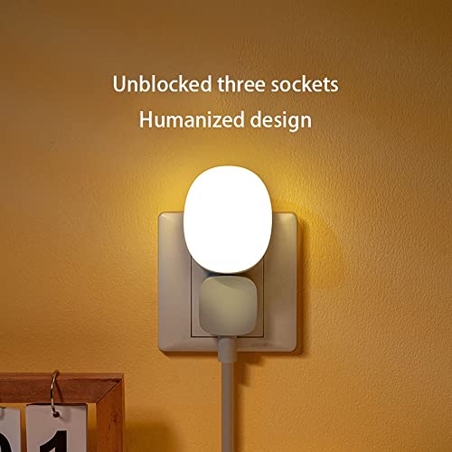 Nightlight,Light Control Switch Night Light, Modern SND Simple, 1W, 220V, 3000K, Suitable for Babies, Children, Children's Rooms, Corridors and Other Scenes. (1 Pack)