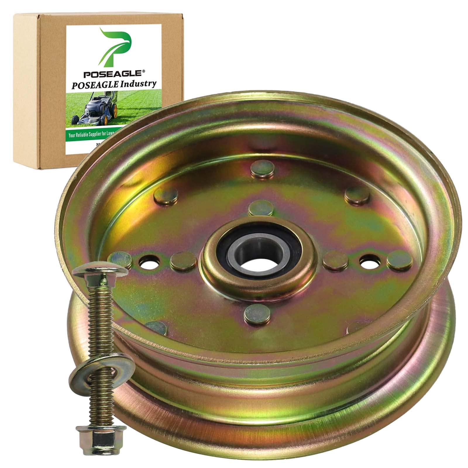 POSEAGLE 539132728 Idler Pulley Replaces Husqvarna 539132728 Husqvarna Idler Pulley, 589766102 Pulley, 589766101, 539112196 for Husqvarna MZ52 MZ54 MZ61 MZ6128 RZ4623 RZ46I YTH22v42LS Z246 Decks
