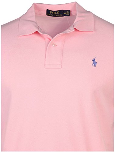 Polo Ralph Lauren Men Custom Fit Pony Logo T-Shirt (M, Carmel pink)