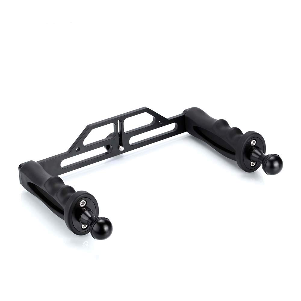 Poyinco Underwater Video Light Stabilizer Tray, Lightweight Aluminium Tray for GoPro OSMO and Any Other Camera with 1/4 inch Screw Hole