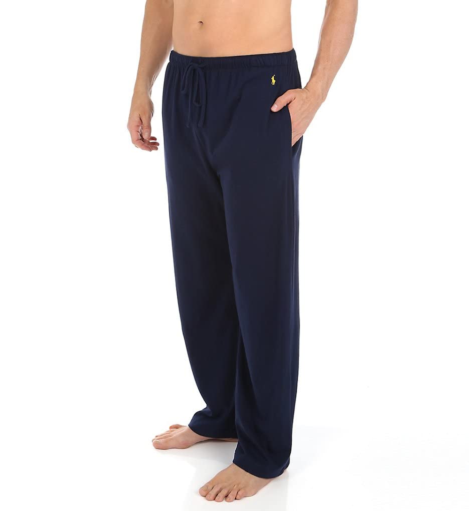 Polo Ralph Lauren Men's Relaxed Fit 100% Cotton Lounge Pant L163 L Cruise Navy