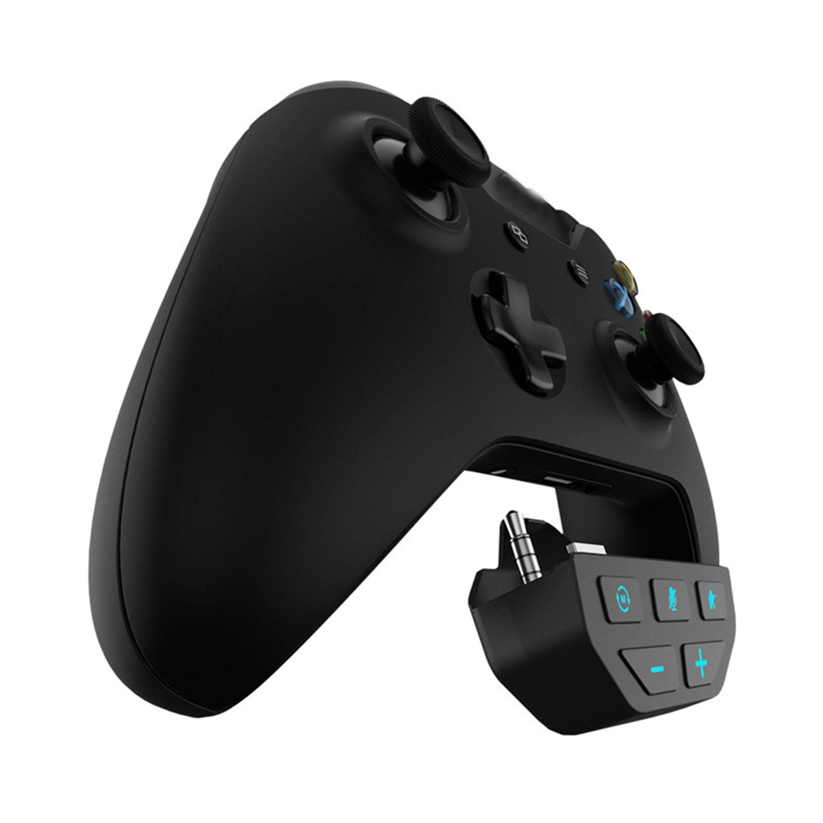 QUMOX 3.5mm Headset Adapter Sound Enhancer for Xbox One Game Controller Black