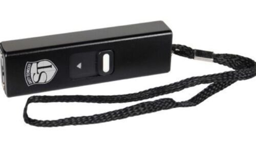 Powerful 10 Million Volt Rechargeable SLIDER Self Defense Keychain Flashlight Stun Gun