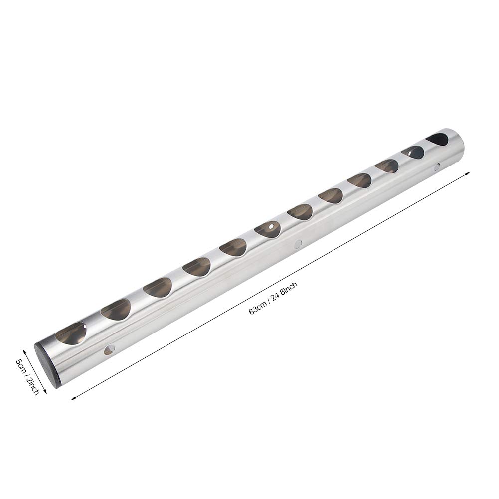 Yosoo Wine Shelves, Wear Resistant 304 Stainless Steel Wall Mount Bottle Rack Easy Installation for Living Room for Restaurant