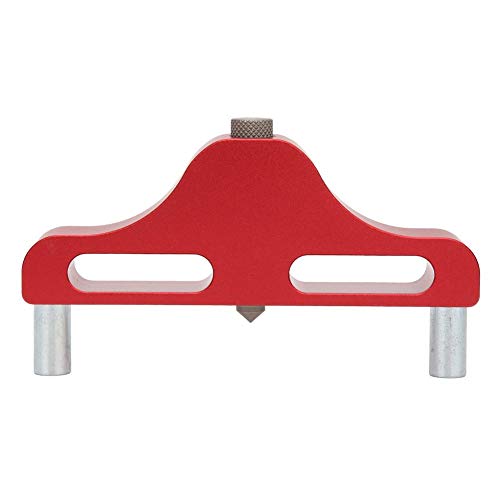 Woodworking Tool, Aluminum Alloy Exact Position Woodworking Accessories Woodworking Scriber, Hard And Durable Industrial for Woodworking(red)