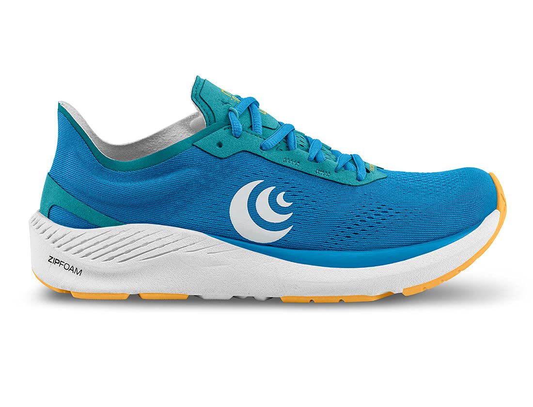 Topo Athletic Women's Cyclone Comfortable Lightweight 5MM Drop Road Running Shoes, Athletic Shoes for Road Running, Sky/Gold, Size 8.5