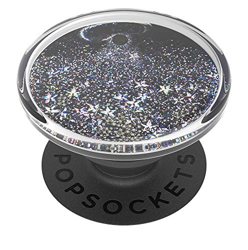 PopSockets Phone Grip with Expanding Kickstand, PopSockets for Phone, Tidepool PopGrip - Starring Silver
