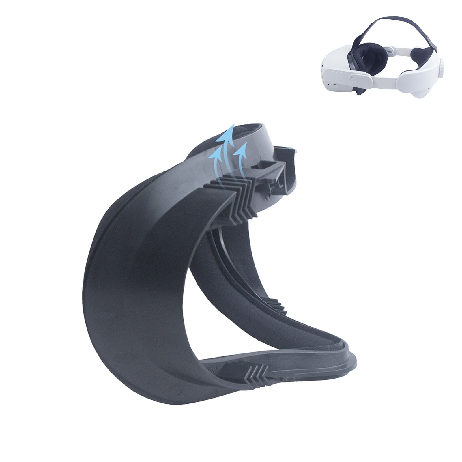Quest 2 Facial Interface Bracket Face Cover Sweatproof Anti-Light Leakage Face Pad Breathable Face Bracket, 6in1 Quest 2 Accessories Set