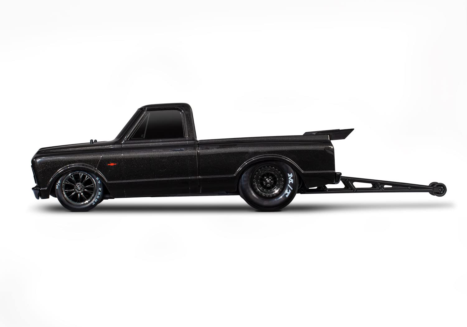 Traxxas 1/10 scale Drag Slash, Black, Fully assembled, Ready-to-Race® with TQi™ 2.4GHz Radio System, Stability Management®, and Velineon Brushless Power System